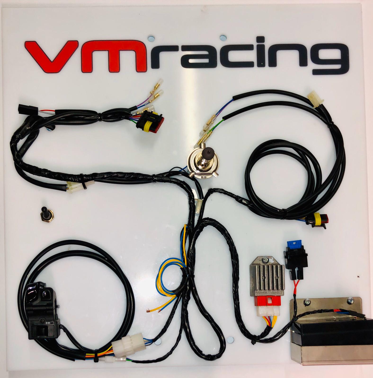 Impianto elettrico semplificato completo universale - VM Racing Impianto elettrico semplificato completo universale - VM Racing